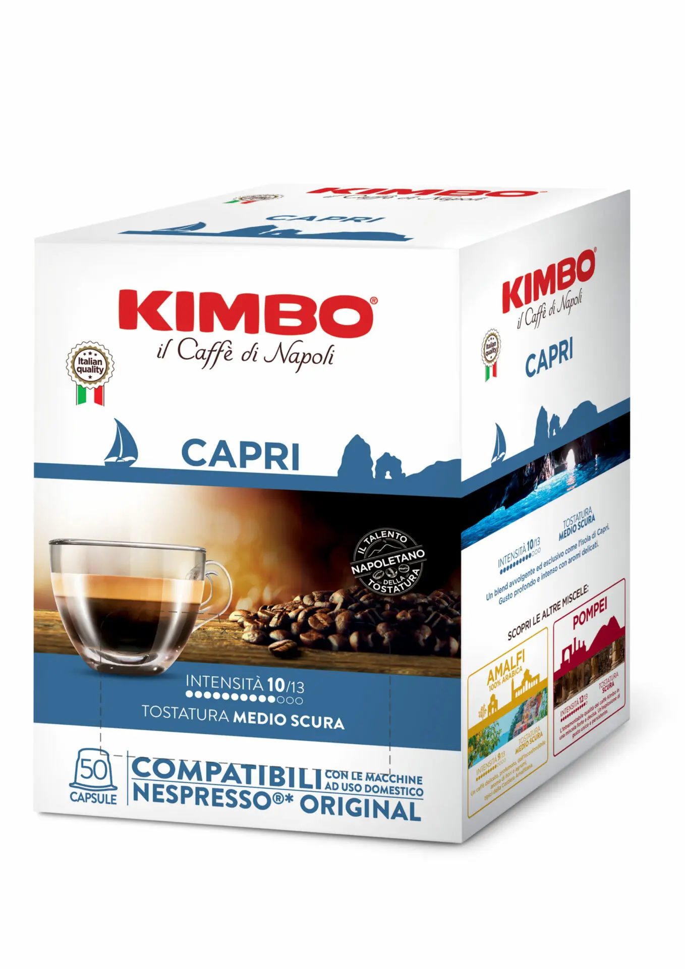 Kimbo Capri coffee capsules Coffeedeal.ch